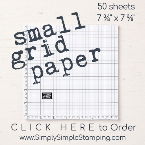 Why I Love to Stamp with Grid Paper | My Favorite Things