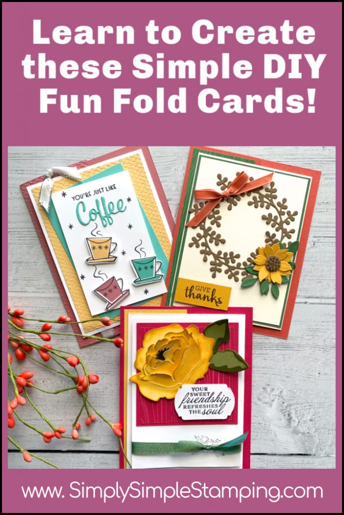 Simple Fun Fold Card with 3 Designs that Pack a Wow