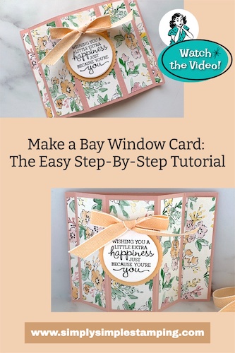 Make a Bay Window Card: The Easy Step-By-Step Tutorial