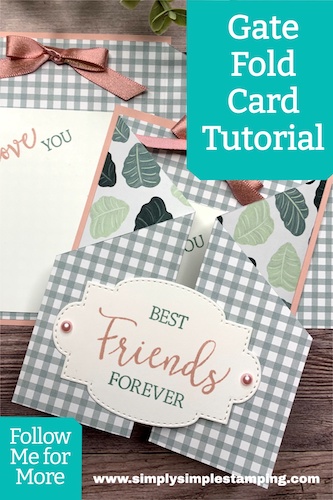 Make a Gate Fold Card In Simple To Follow Steps | Card Making Ideas