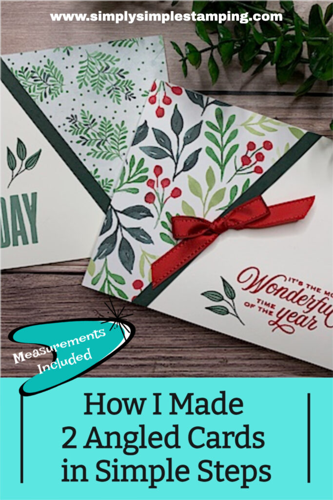 Angled Cards: The Easy Way To Add Interest To Greeting Cards