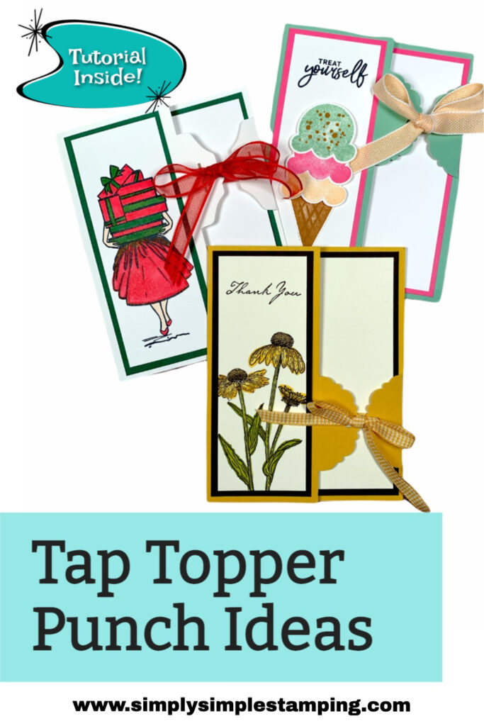 Tag Topper Punch: How To Make 3 Clever All Occasion Greeting Cards