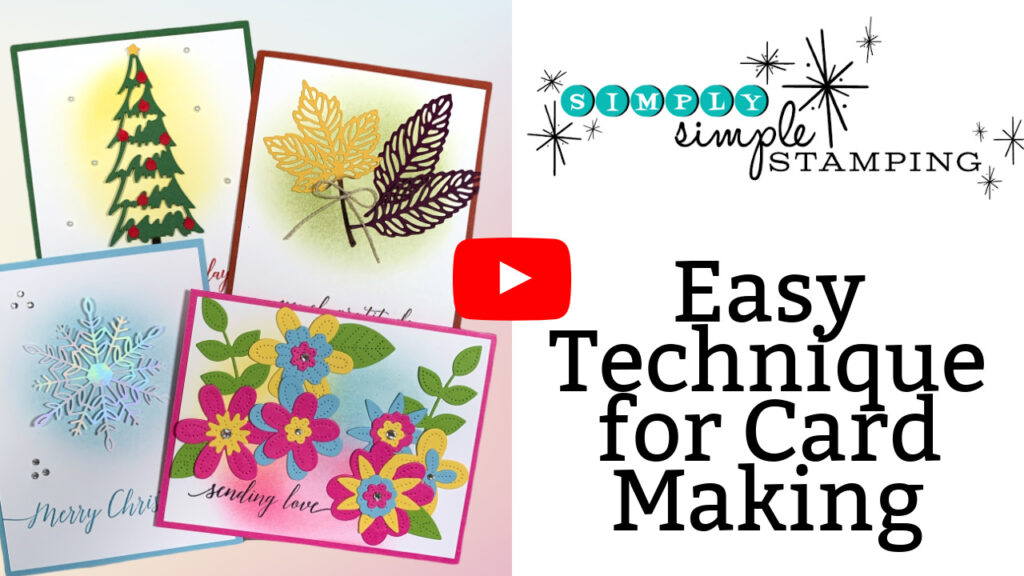 Blended Focal Point Card: An Easy Technique For Quick Card Making