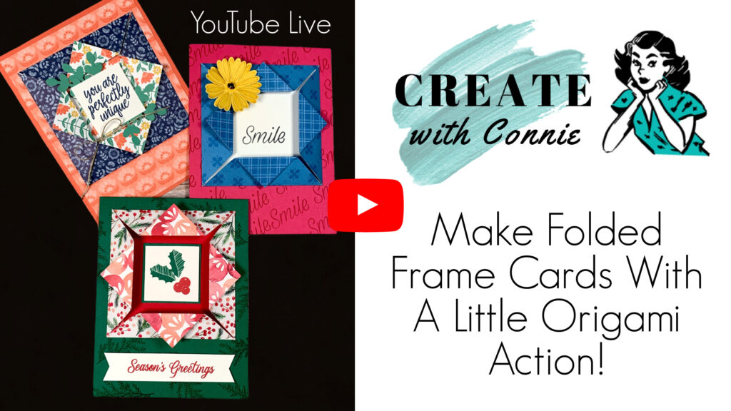 Make 3 Folded Frame Cards With A Little Nifty Origami Action!
