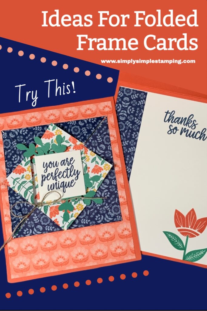 Make 3 Folded Frame Cards With A Little Nifty Origami Action!