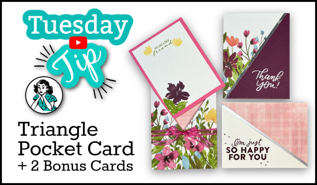 Triangle Pocket Card Tutorial: How To Make WOW Greeting Cards