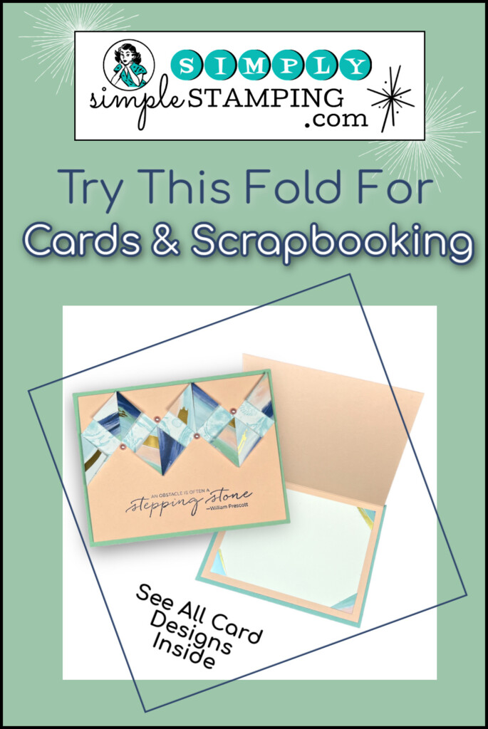 Chevron Paper Fold Card: How To Make A Perfect Card Every Time