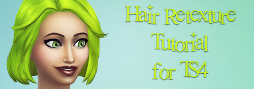 Retexturing hair for TS4 tutorial at B-eatris – The Sims 4 Magazine