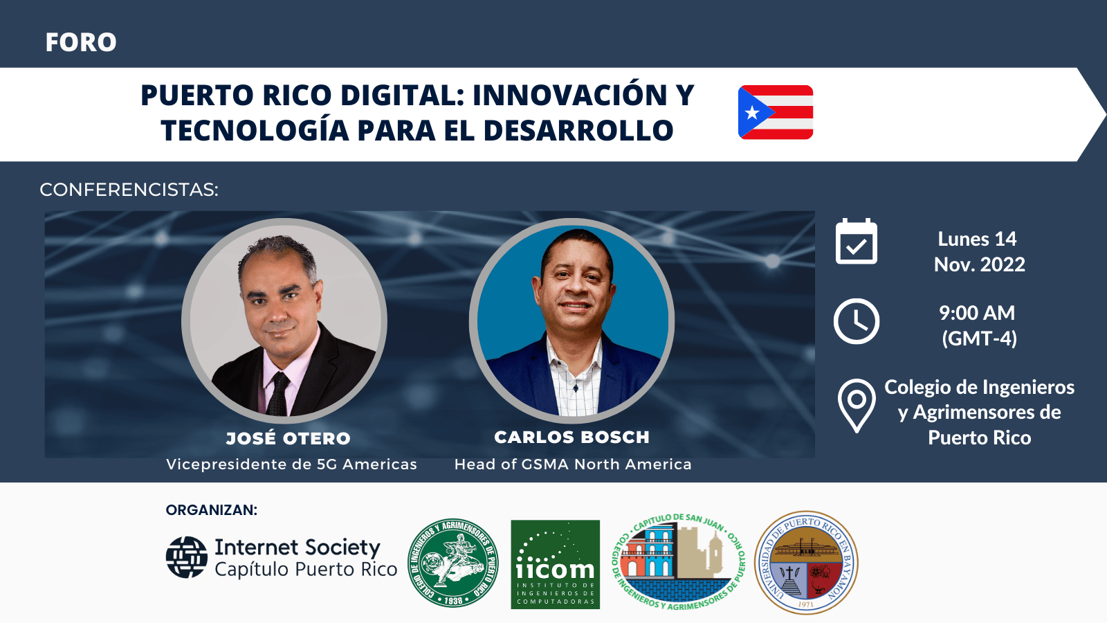 Celebran foro “Puerto Rico Digital: Innovación y tecnología para el ...
