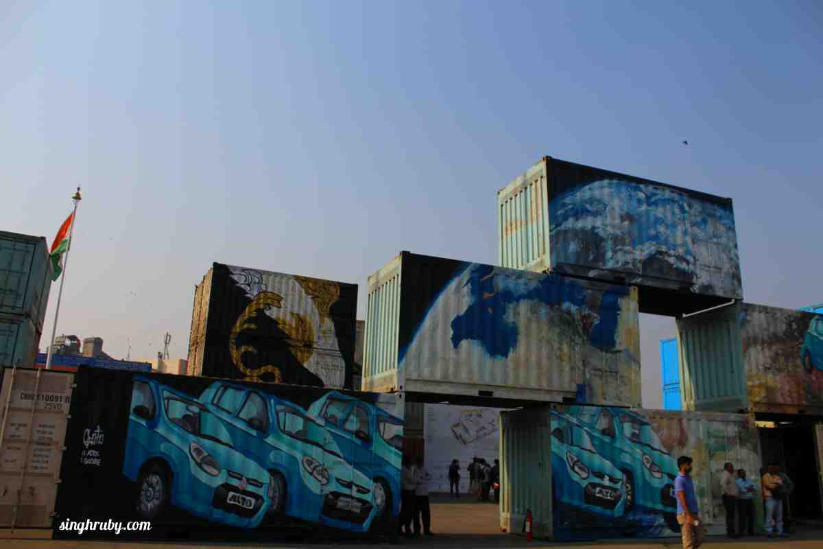 A Walk Through Painted Containers At WIP The Street Art (ST+ART) show ...