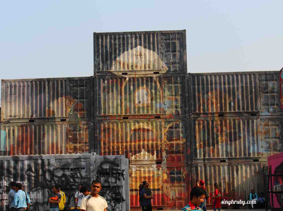A Walk Through Painted Containers At WIP The Street Art (ST+ART) show ...