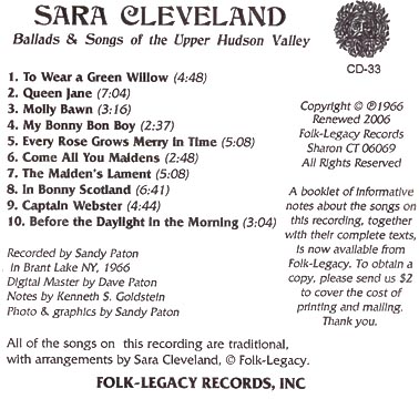 "Tim Eriksen - Sowing a Silken Seam" - Sing Out!