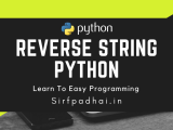 Reverse String In Python Syntax For Reverse List Method In Python
