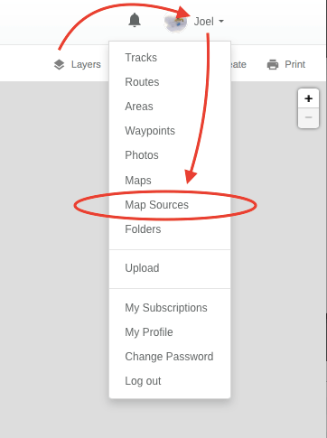 Gaia GPS Map Sources – Ski Descent