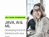 Developing Ai And Ml Solutions With Java Best Training Course