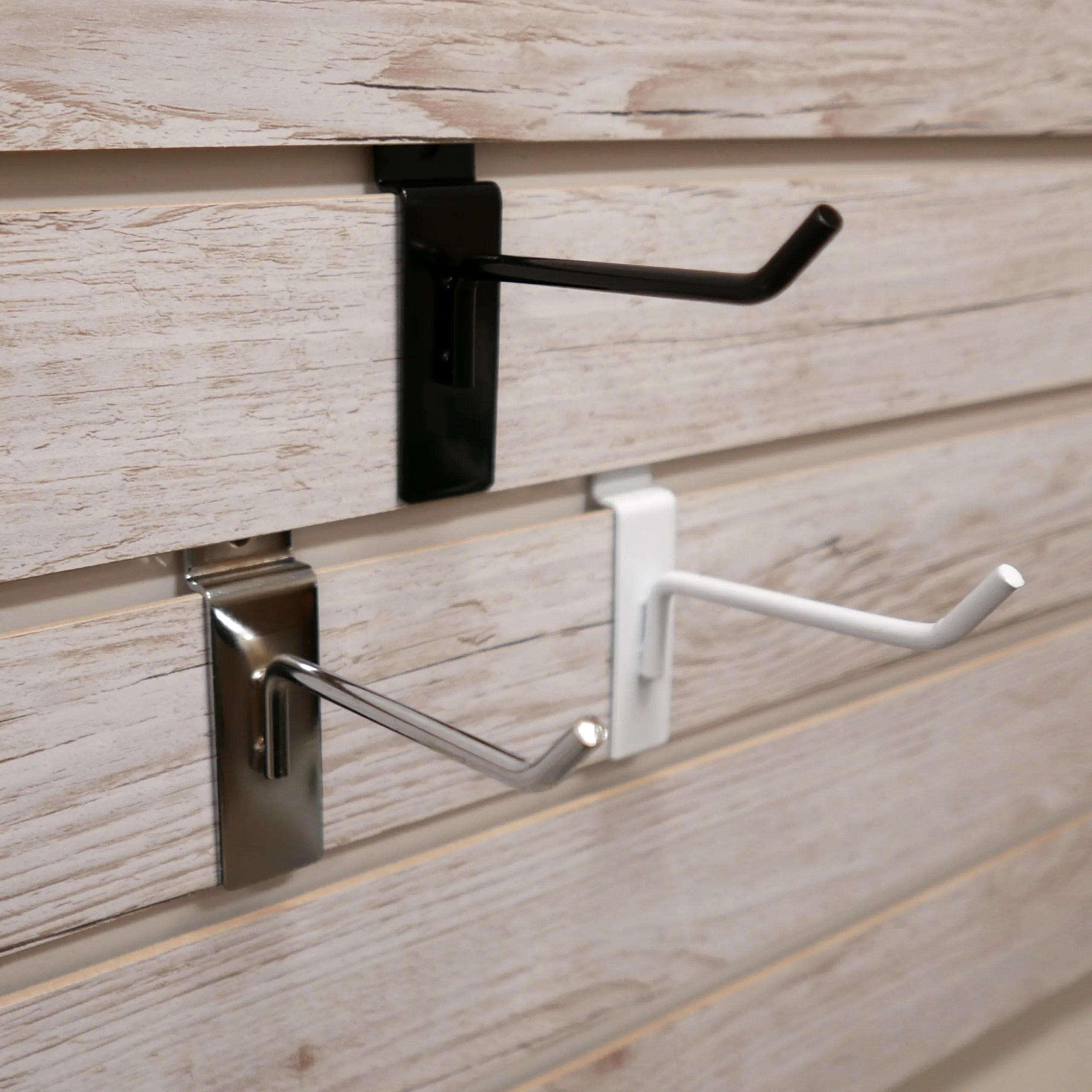 4 Inch Deep Slatwall Hooks