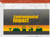 Animated Environmental Protection Powerpoint Template