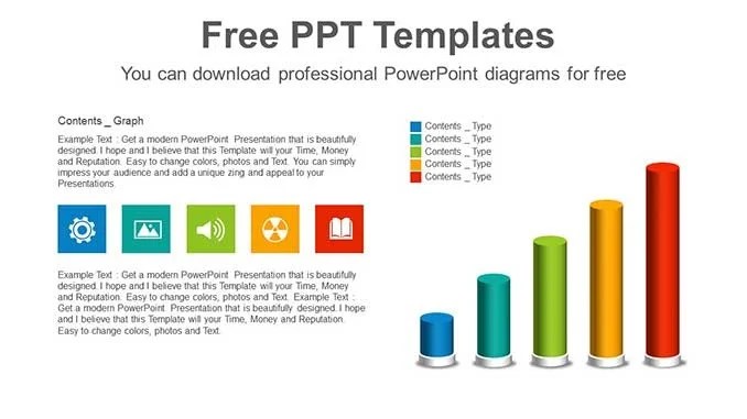3D Cylinder Bar Free PowerPoint Google Slides Templates 3d-cylinder-bar-free-powerpoint-google-slides-templates