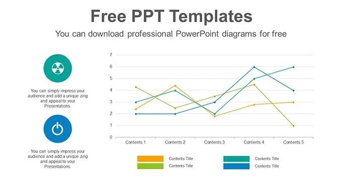 Simple Line Chart | Free PowerPoint & Google Slides Templates