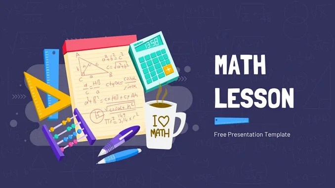 Math Lesson Presentation | Free PowerPoint & Google Slides Templates