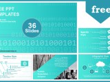 Binary Code Powerpoint Template Slidesgo Templates