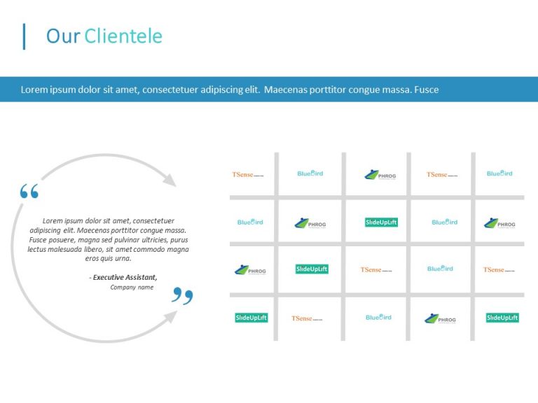 Client Portfolio Powerpoint Template 2