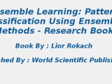 Best Research Books In Ensemble Learning Pattern Classification S Logix