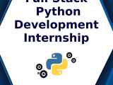 Full Stack Python Development Internship S Logix