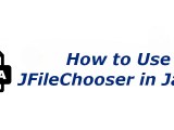Sample Code For Use Jfilechooser In Java S Logix