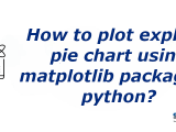 Plot Explode Pie Chart Using Matplotlib Package In Python S Logix