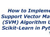 Sample Code For Support Vector Machine Algorithm In Python S Logix