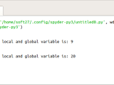 Python Sample Code For Local And Global Variables In Python S Logix