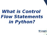 Python Sample Code For Control Flow Statements S Logix
