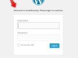 Add Custom Message Or Text On Wordpress Login Page