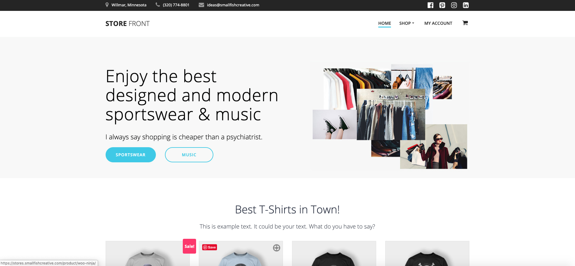 Examples-eStore | Smallfish Creative