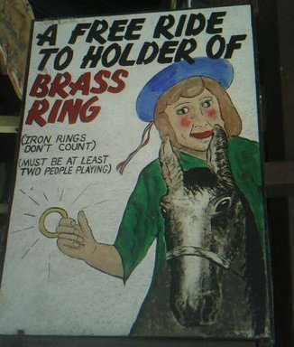 Brass Ring Carousel Hand