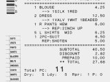 Thermal Printer Receipt Template