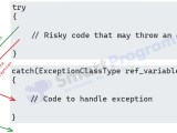 Try Catch Block In Java With Examples