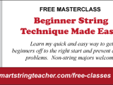 Free Masterclasses Smart String Teacher