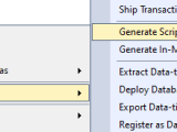 Generate Ddl Script Including Index With Sql Server Management Studio