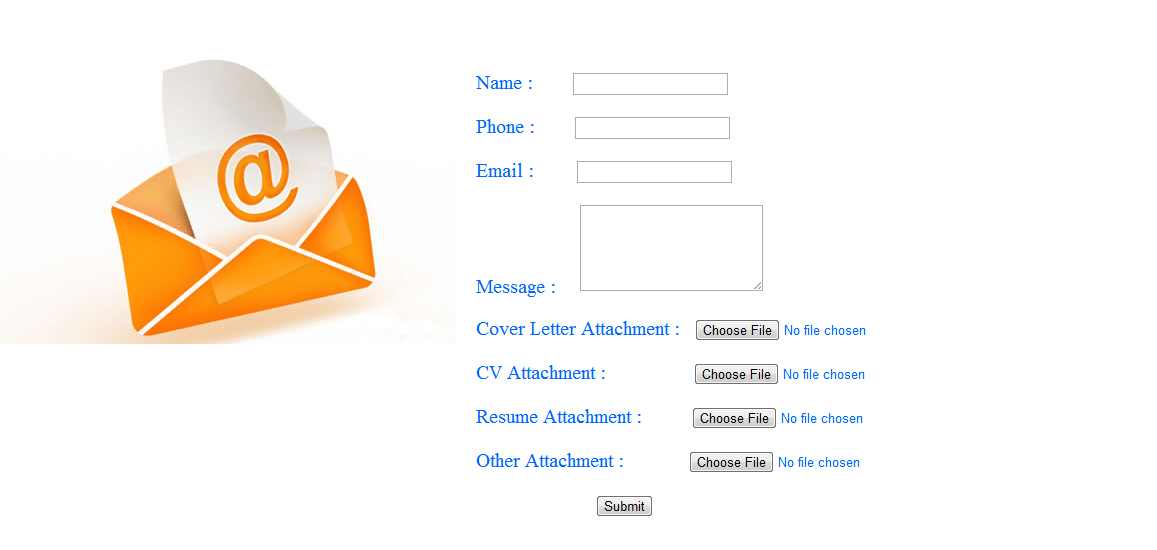 How To Send Multiple Files Through Email Using Php