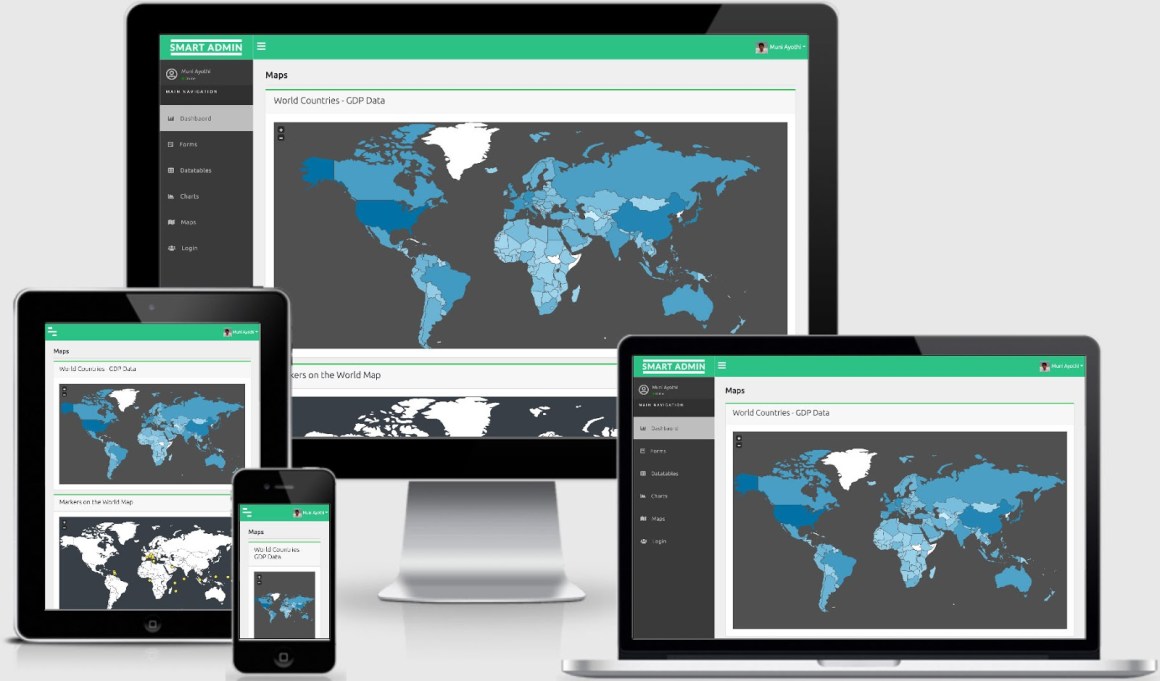 Free Responsive ReactJS Admin Template Using Bootstrap 4, HTML5, CSS3, Datatables, jQuery ...