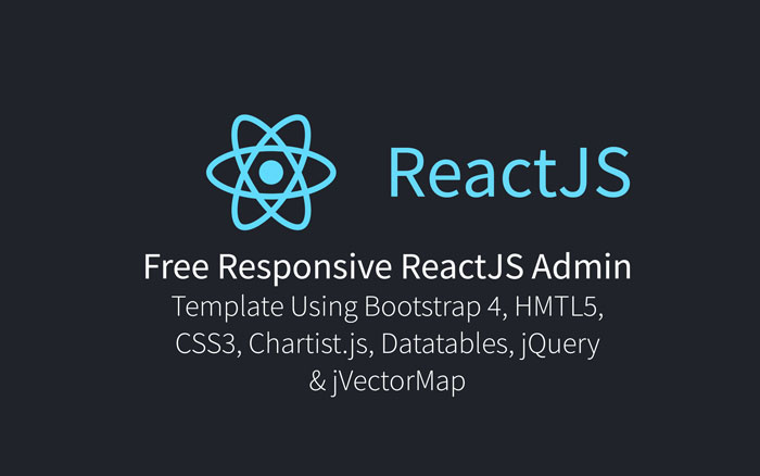 Free Responsive Reactjs Admin Template Using Bootstrap 4 Html5 Css3 Datatables Jquery