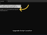 2 Upgrade Script Location Smartux