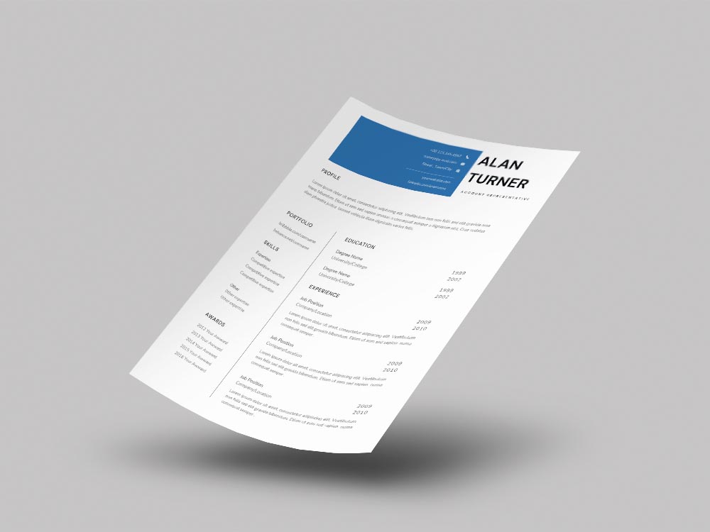Free Secretary Resume Template With Clean And Simple Look free-secretary-resume-template-with-clean-and-simple-look
