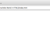 Hello World In Html5 Smooth Programming
