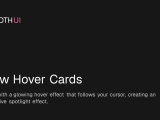 Glow Hover Cards Smoothui