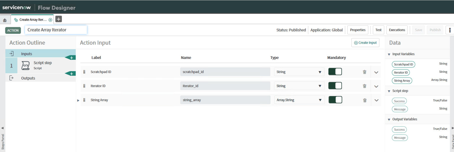 Flow Designer Array Iterator – snhackery