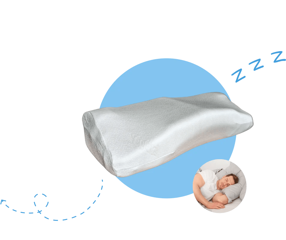 Snorelessnow邃 Clinically Proven Anti Snore Pillow Stop Snoring Now