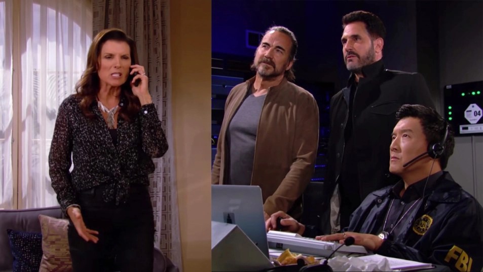 Ridge and Bill work with FBI to bring down Sheila Carter, as Deacon ...